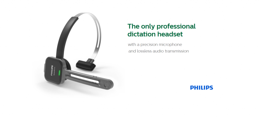 Philips SpeechOne Wireless Dictation Headset